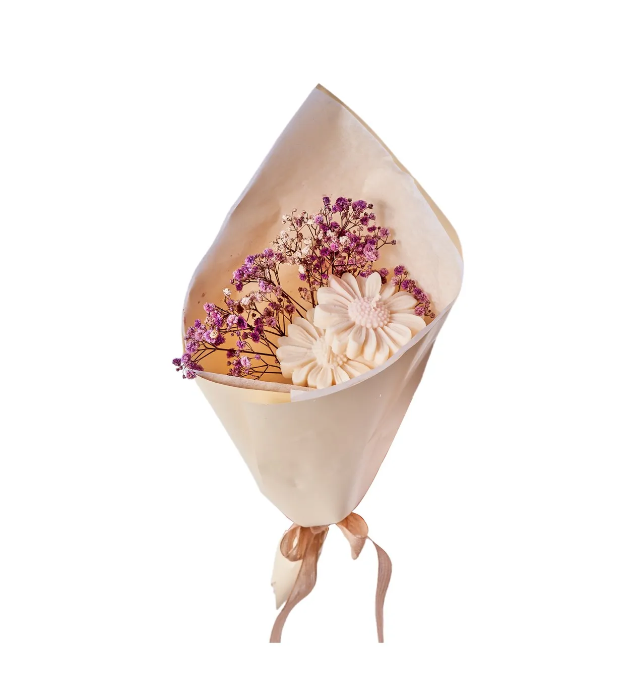 Double Rose Mum Buketi - Hızlı Çiçek